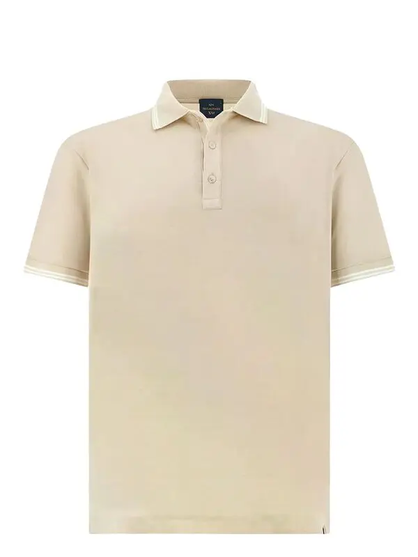 Paul & Shark Striped-trim Polo Shirt - Neutrals
