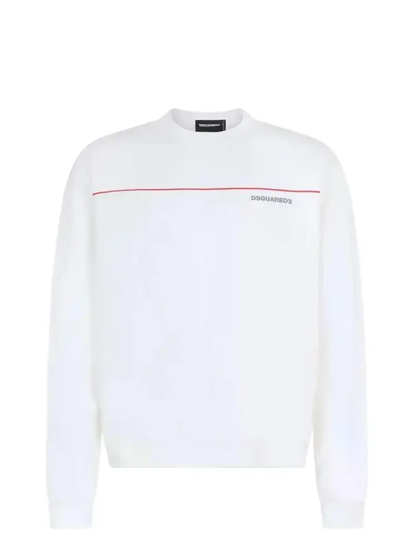 Dsquared2 Tape Crew-neck Sweatshirt - White