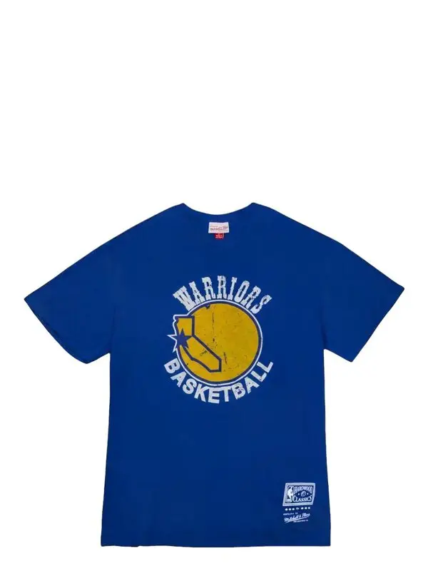 Mitchell & Ness Nba Golden State Heritage T-shirt - Blue