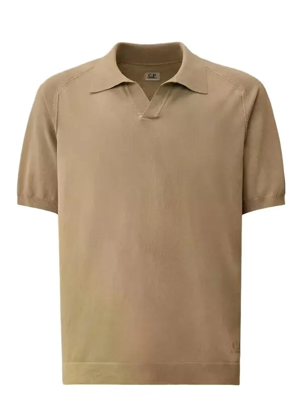 C.P. COMPANY Short-sleeve Polo Shirt - Neutrals