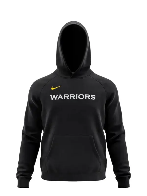 Nike Nba Golden State Warriors Hoodie - Black