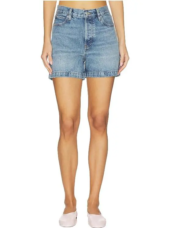 FRAME The Everyday Denim Shorts - Blue