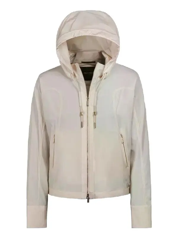 MOORER Elethia Drawstring Hooded Jacket - Neutrals
