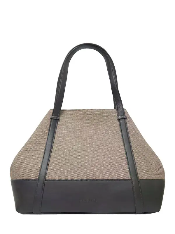 Peserico Two-tone Maxi Tote Bag - Neutrals