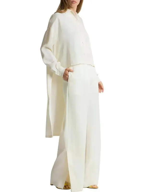 Alberta Ferretti Buttoned Shirt - Neutrals