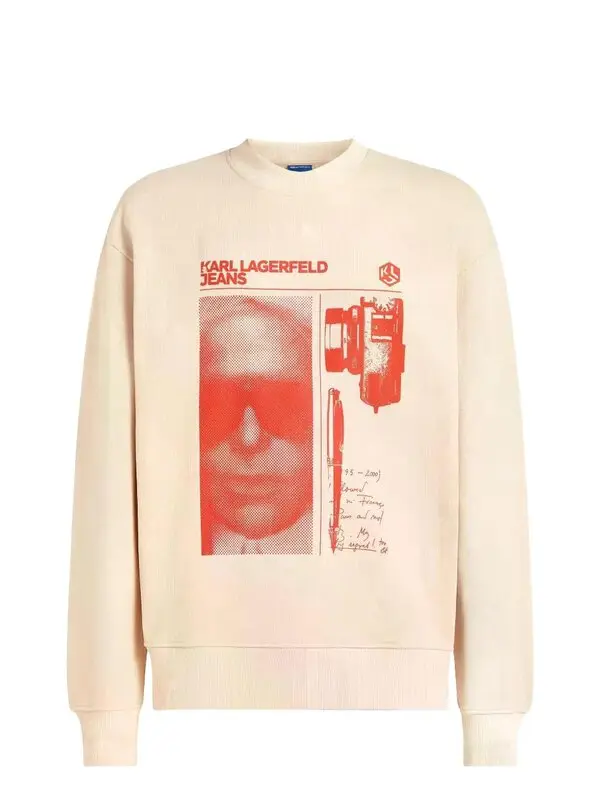 Karl Lagerfeld Graphic-print Sweatshirt - Neutrals