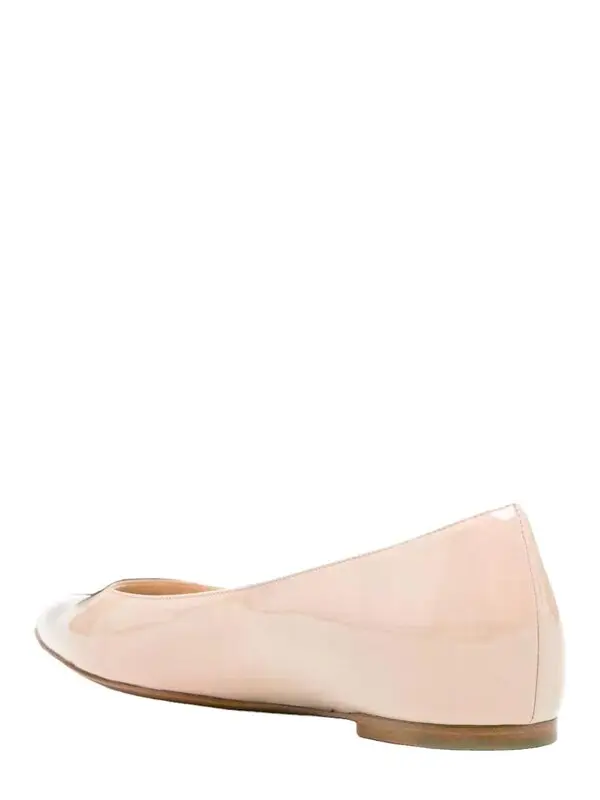 Roberto Festa Ballet Flats With Square Detail - Neutrals