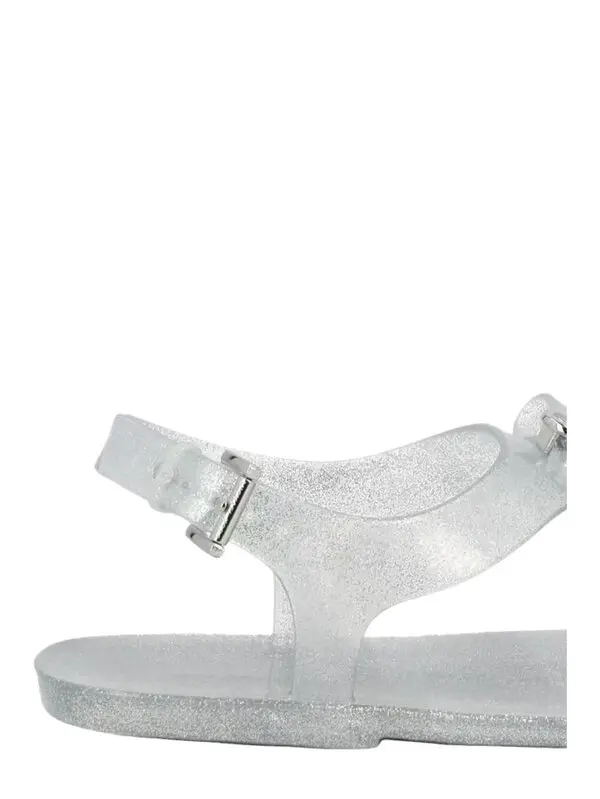 Michael Kors Tone Logo Detail Sandals - Silver