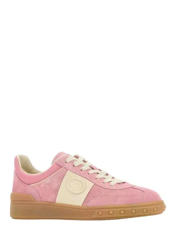 Valentino Garavani Upvillage Crosta Suede Sneakers - Pink