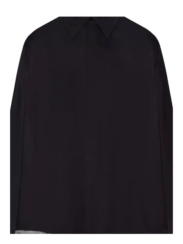 TOTEME Soft Tuxedo Shirt - Black