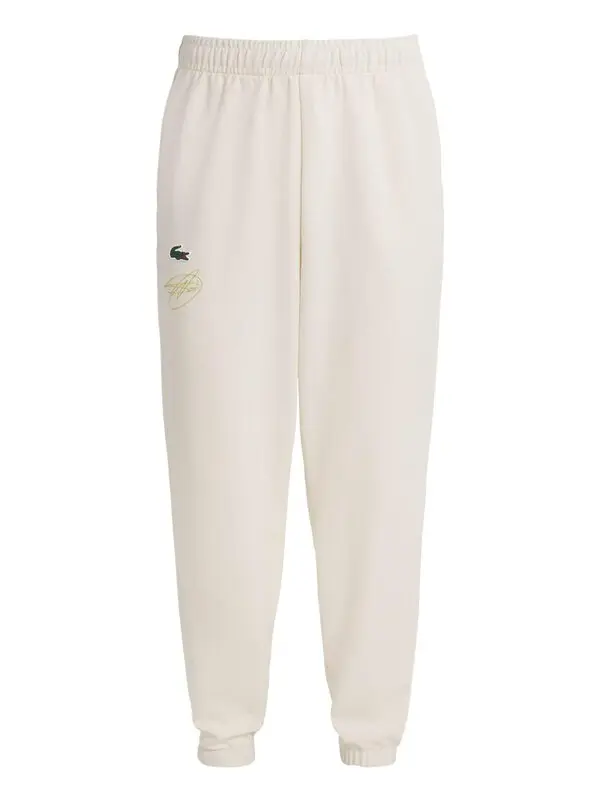 Lacoste X Novak Djokovic Tennis Cuffed Sweatpants - Ivory