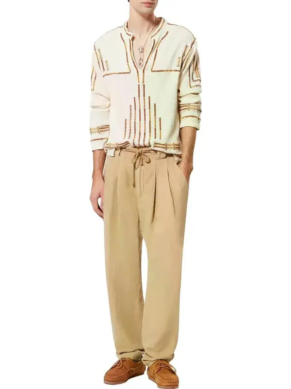 MARANT Isabel Sirius Pleated Trousers - Neutrals