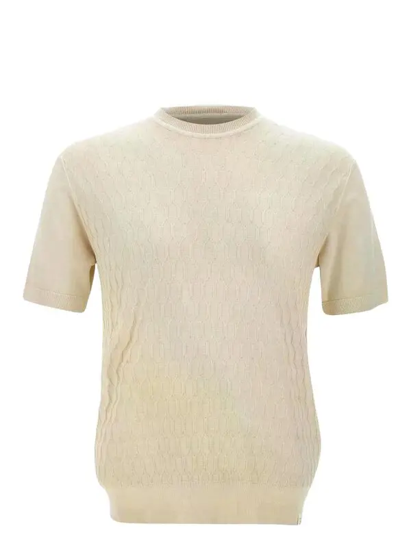 Peuterey Textured Crew Neck T-shirt - Neutrals