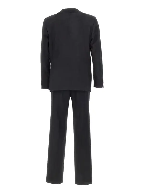 MANUEL RITZ Flap-pockets Two-button Suit - Black
