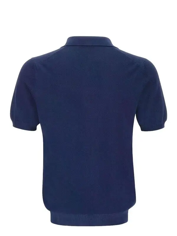 GRAN SASSO Polo-collar T-shirt - Blue