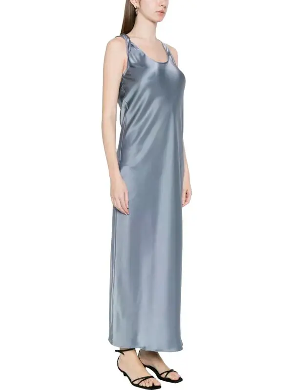 Marella Twisted Shoulder Maxi Dress - Blue