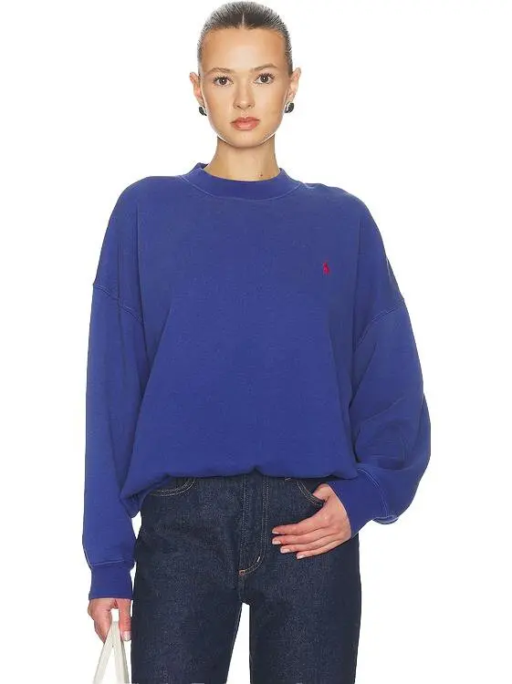 Polo Ralph Lauren Arctic Fleece Crewneck Sweater - Blue