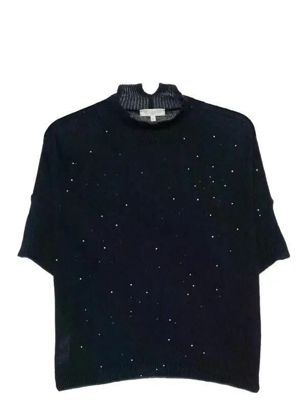 Antonelli Firenze Agatea Embellished T-shirt - Blue