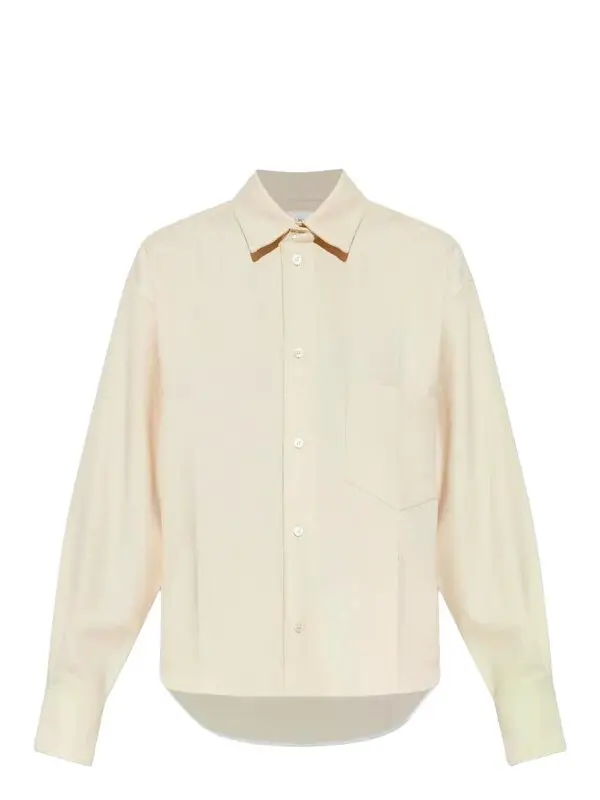 Victoria Beckham Chest Pocket Blouse - Neutrals