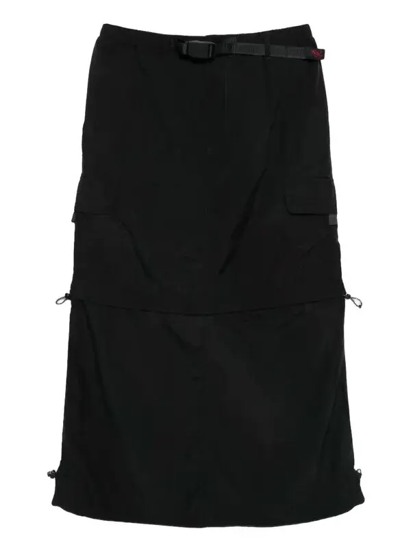 Gramicci Belted Pocket Skirt With Zip Fastening - Black