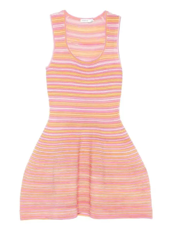 Simkhai Striped Mini Dress - Pink