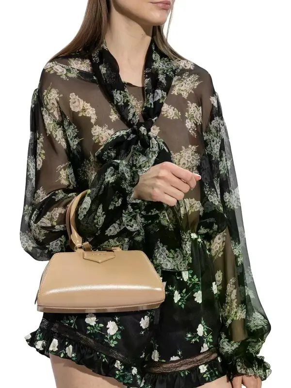 Givenchy Antigona Leather Mini Tote Bag - Neutrals