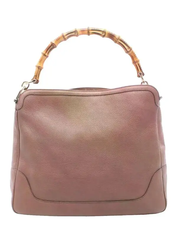 Gucci Diana Bamboo-handle Leather Tote Bag - Brown