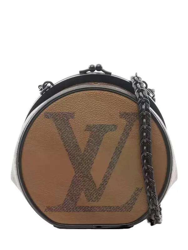 LOUIS VUITTON Monogram Chain Shoulder Bag - Brown