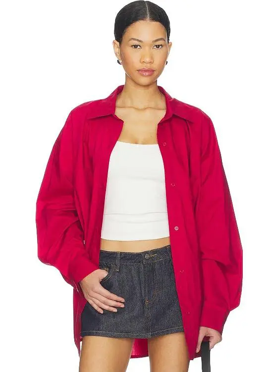 Lioness Clarity Shirt In . Also - Red