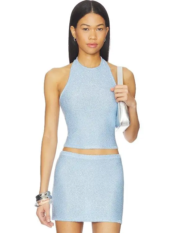 LOVERS AND FRIENDS Dahlia Top - Blue