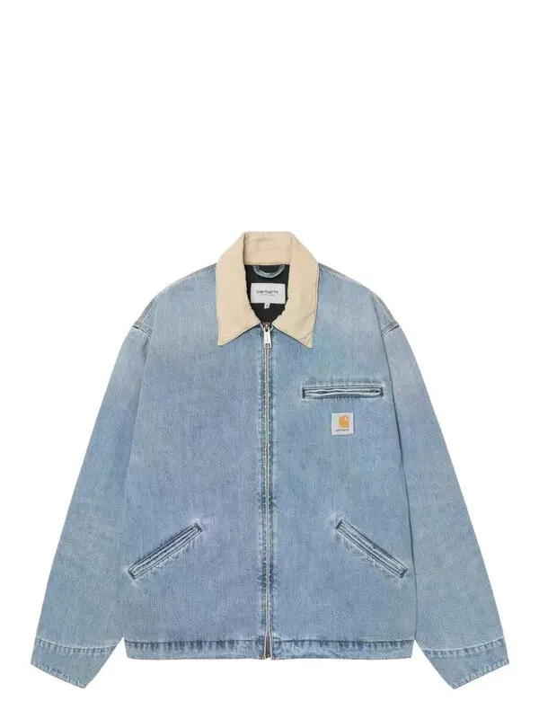 Carhartt Work In Progress Zip Fastening Denim Jacket - Blue