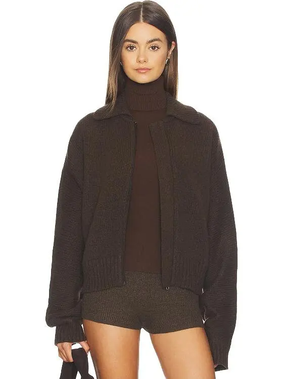 ENTIRE STUDIOS Marla Bomber In . Also - Brown