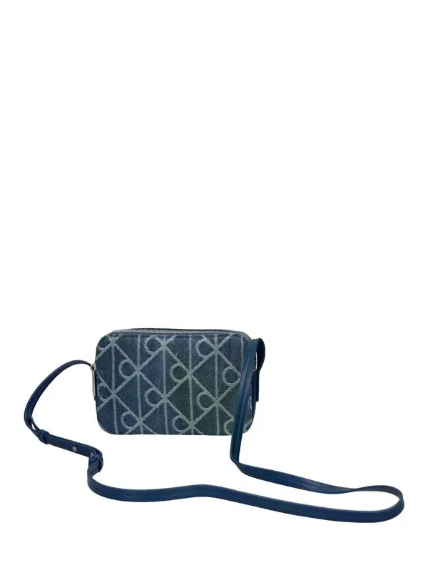 Calvin Klein Jacquard Cross Body Bag - Blue