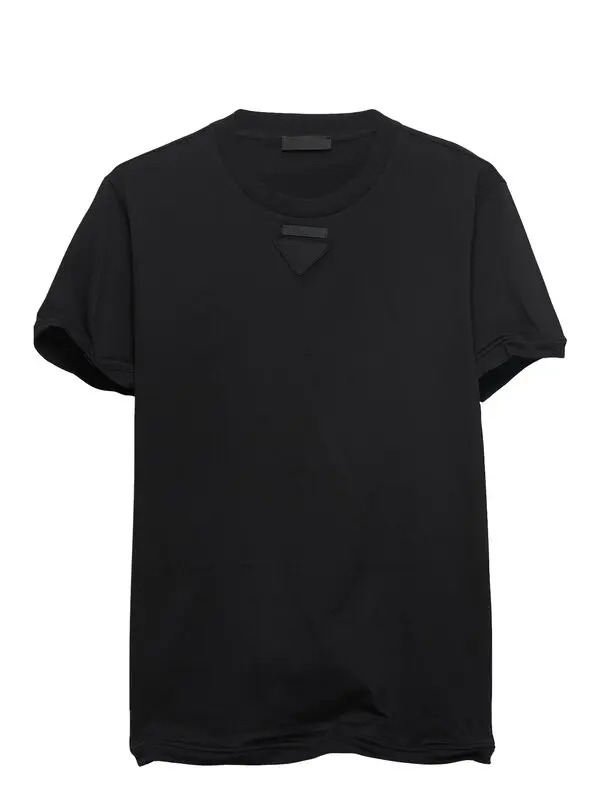 Prada Cotton Shapeable T-shirt - Black