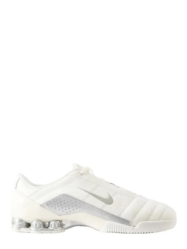 Nike T90 Shox Magia Qs Leather Sneakers - Silver