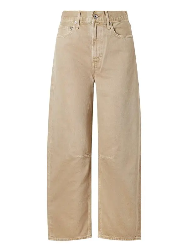 Citizens Of Humanity Miro Mid-rise Barrel-leg Jeans - Neutrals