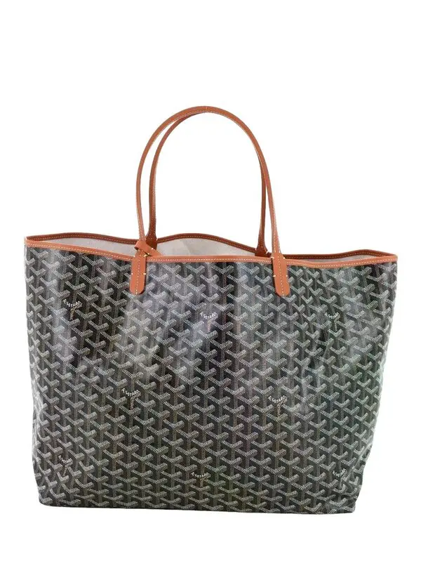 Goyard Saint Louis Coated Canvas Gm Tote Bag - Brown