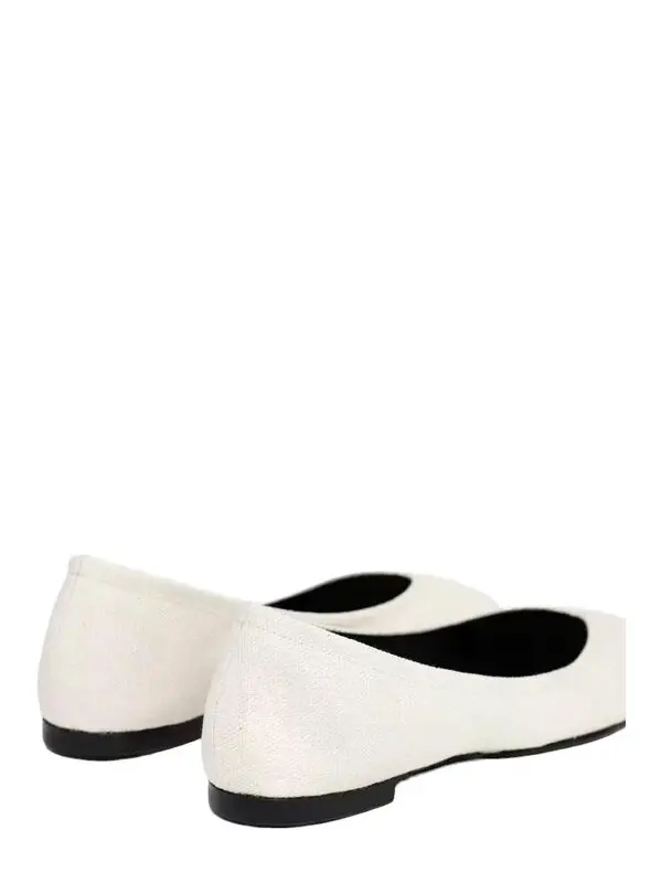 Jacquemus Toe-detail Ballet Flats - Neutrals