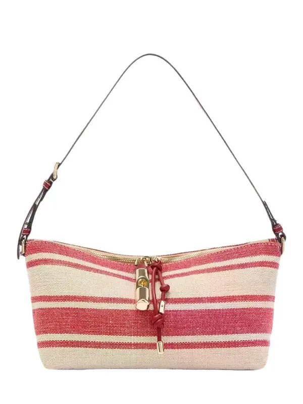 Furla Debby Striped Shoulder Bag - Red