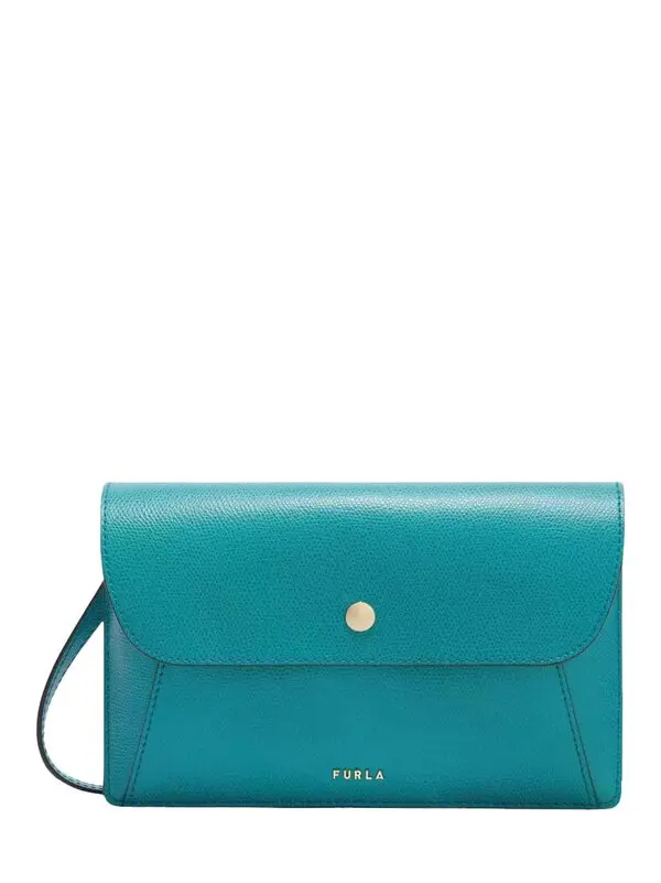 Furla Lea Turn-lock Clutch Bag - Blue
