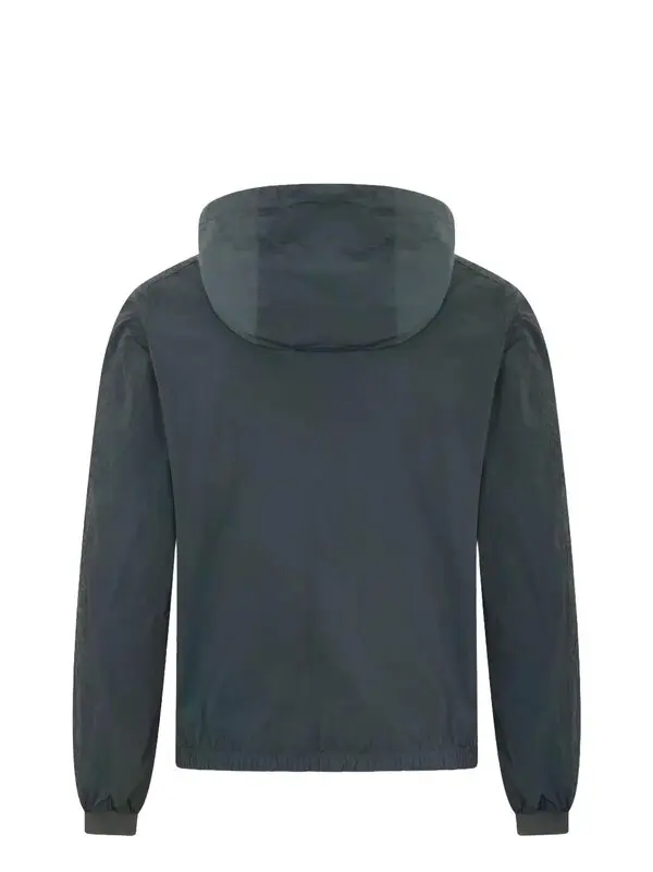 MOORER Hooded Zip Jacket - Blue
