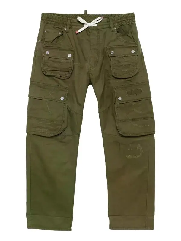 Dsquared2 Kawaii Pocket" Cargo Trousers - Green