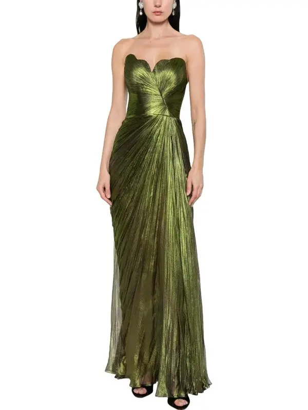 IRIS SERBAN Giselle Maxi Dress - Green