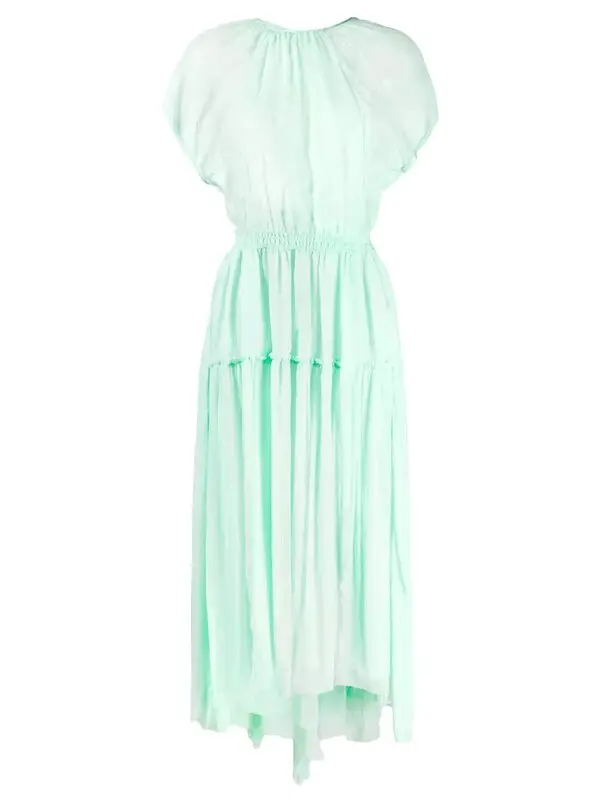 DIESEL® D-tangi Crepe Maxi Dress - Green