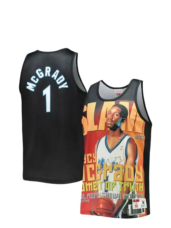 Mitchell & Ness Tracy Mcgrady Slam Magazine Graphic Print Tank Top - Black