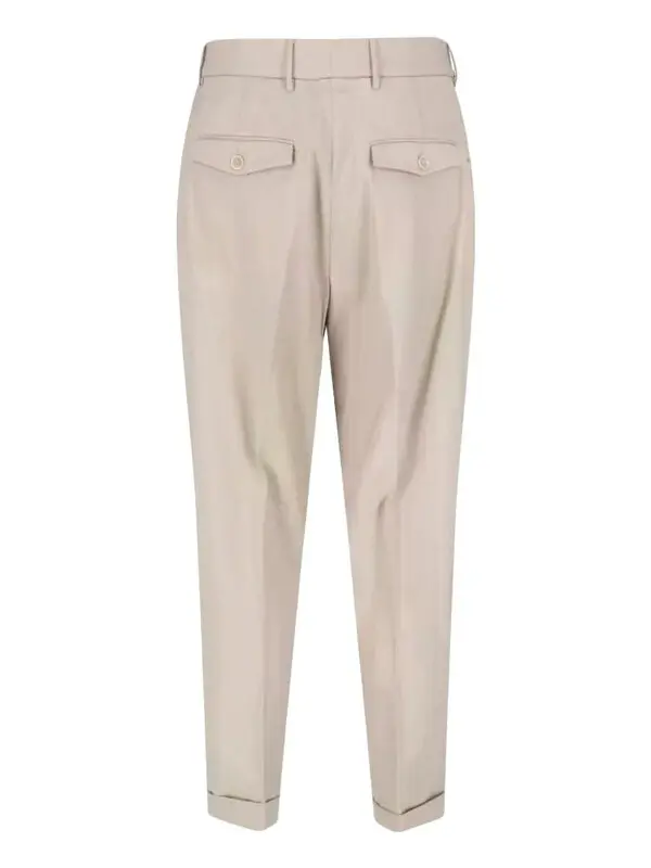 CRUNA Pleated Trousers - Neutrals