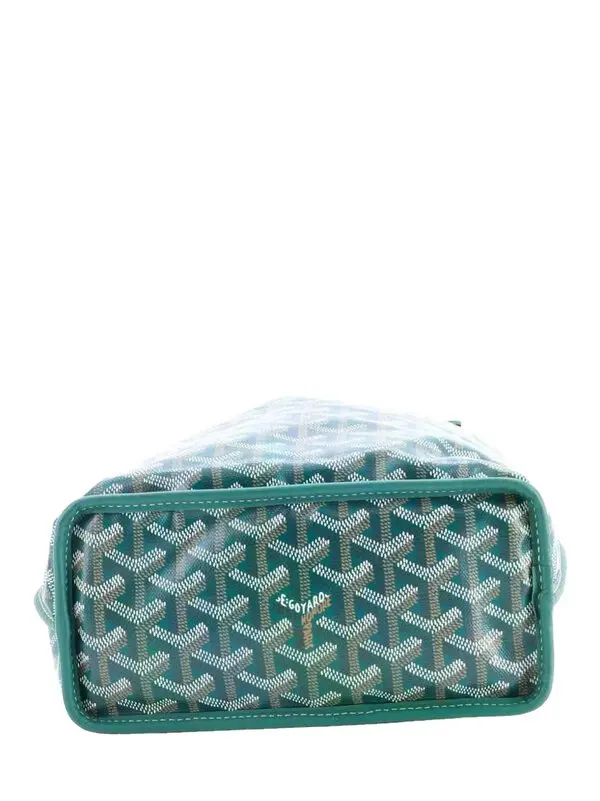 Goyard Anjou Reversible Tote Coated Canvas Mini Satchel - Green