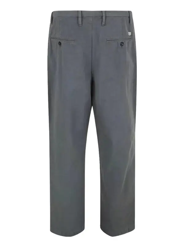 C.P. COMPANY Pleated Loose Trousers - Grey