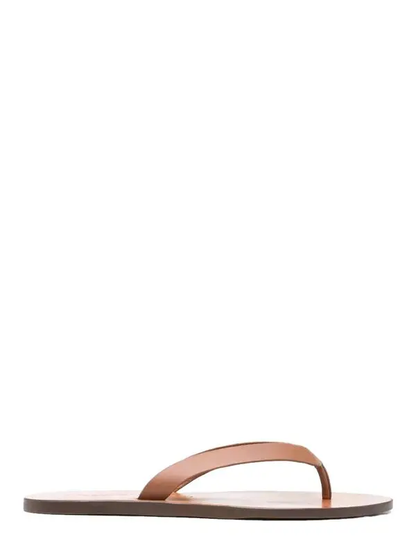 Manebí Leather Flip-flops - Brown