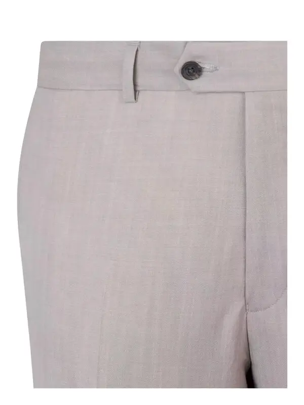 Brooks Brothers Virgin Wool Trousers - Grey